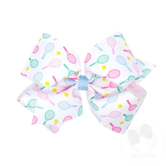 Tennis Racket Bow (King) – Hello Monogram Co