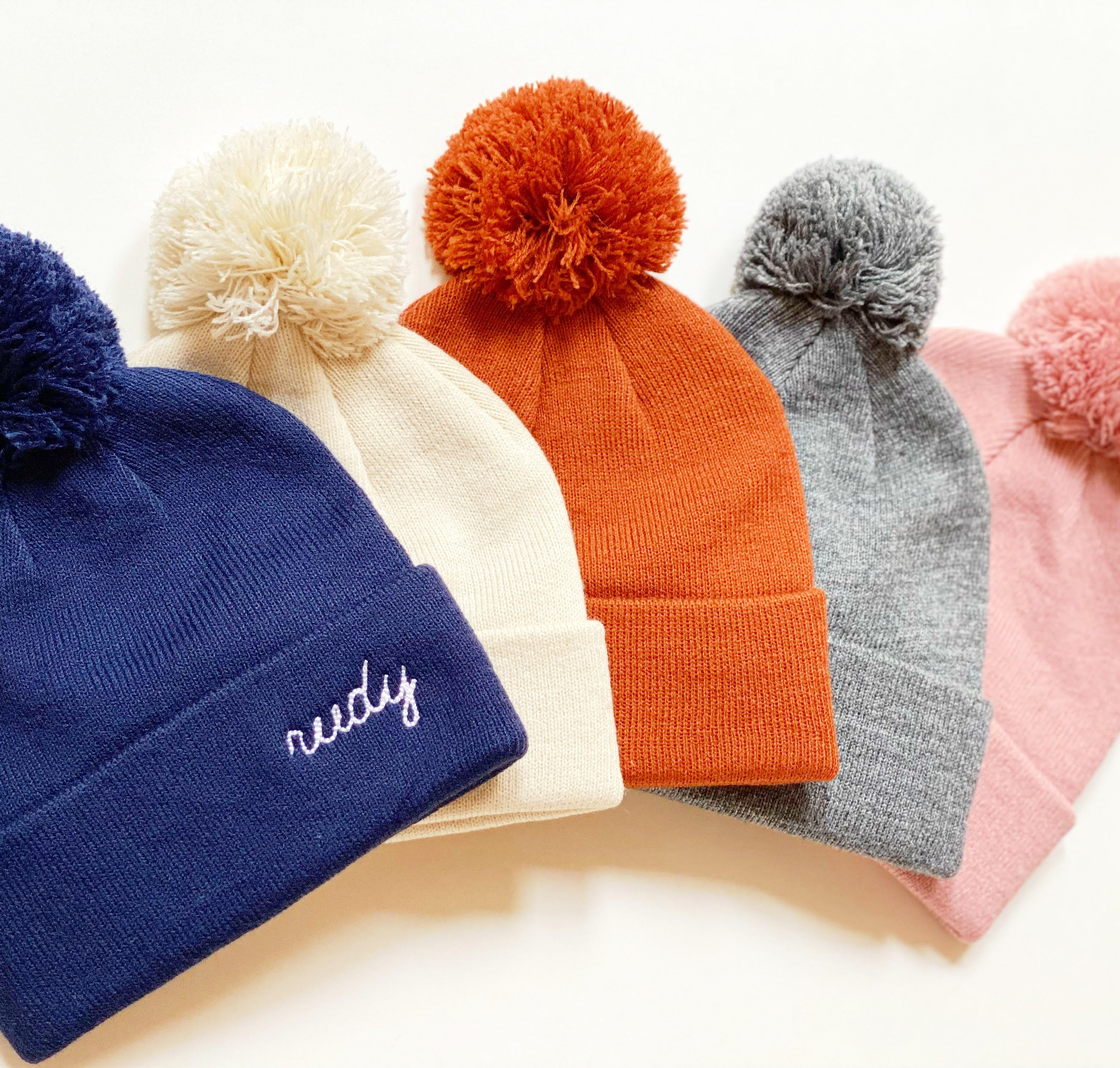 Winter Pom Hat – Hello Monogram Co